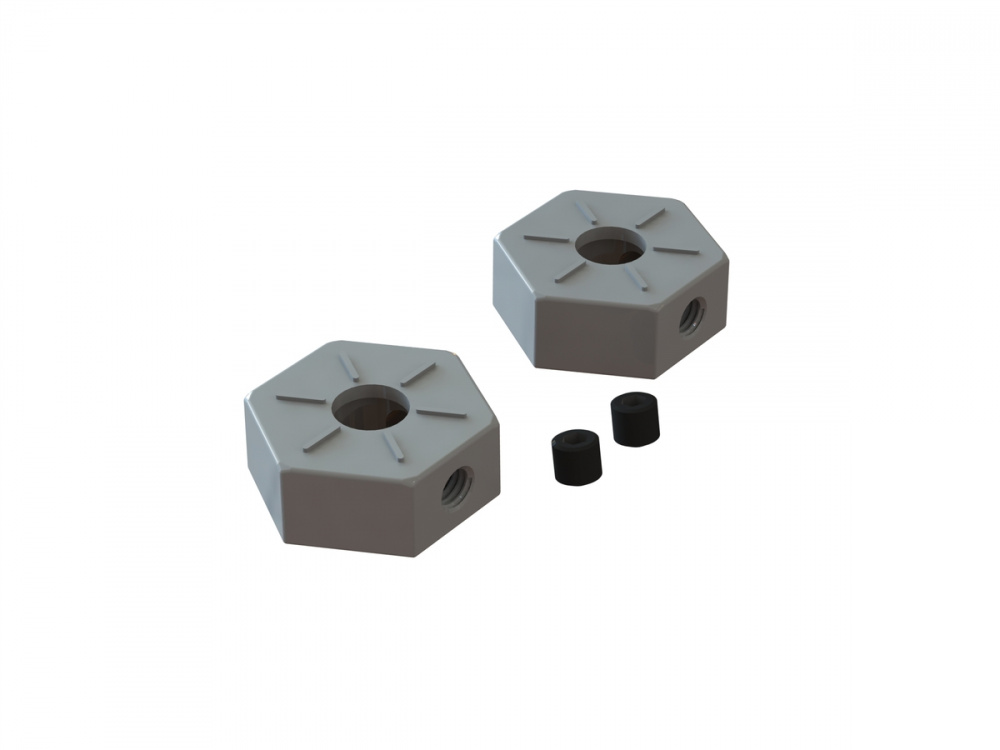 AR310871 - Metal Wheel Hex 14mm (2) (ARAC9472) - Løten RC Shop AS
