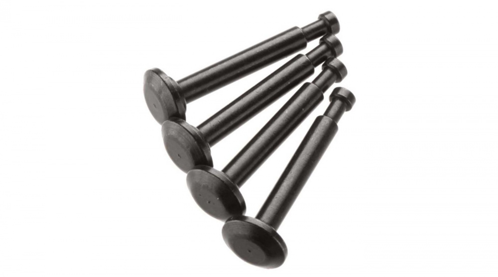 AR330231 - Shock Mount Pin 3x21.5mm Black (4) (ARAC8908) - Løten RC Shop AS