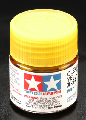 Tamiya Acrylic Mini X-24 Clear Yellow 10ml - Løten RC Shop AS