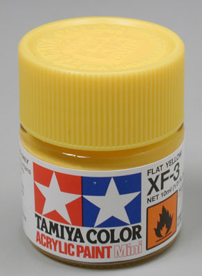 Tamiya Acrylic Mini XF-3 Flat Yellow 10ml - Løten RC Shop AS
