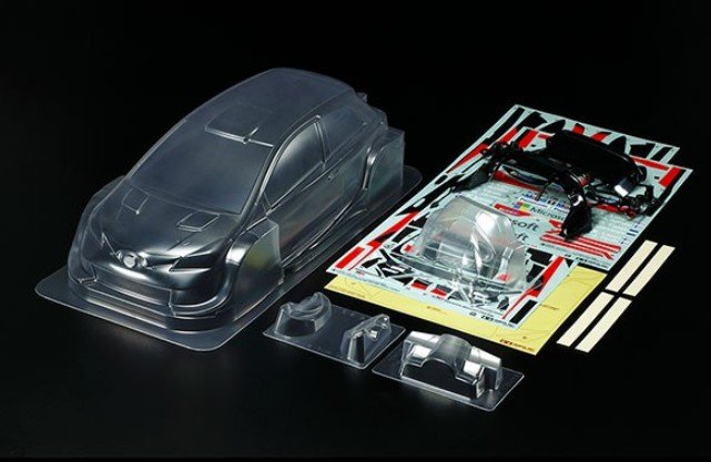 Tamiya 51608 - Toyota Yaris WRC Gazoo Racing 1/10 Clear Body Set ...