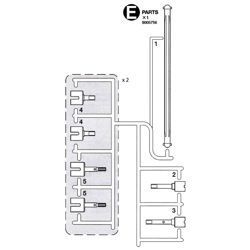 Tamiya 19005756 - E-Parts 58328 - Løten RC Shop AS